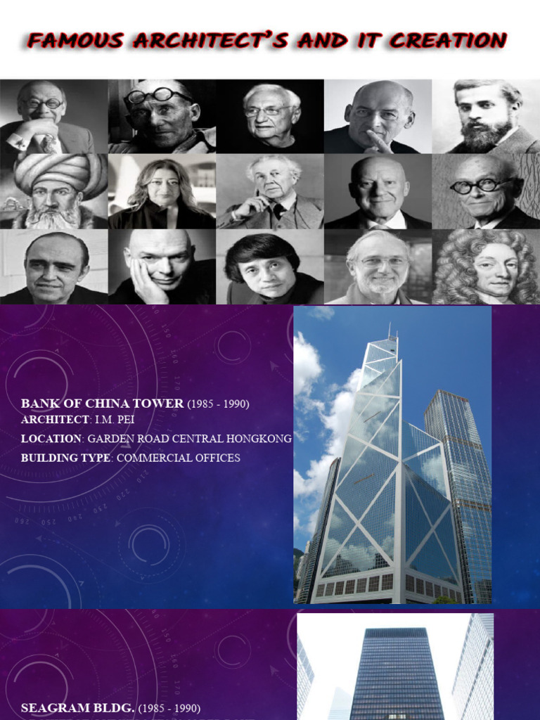 Famous Architects 02 | PDF | Design | Art Movements