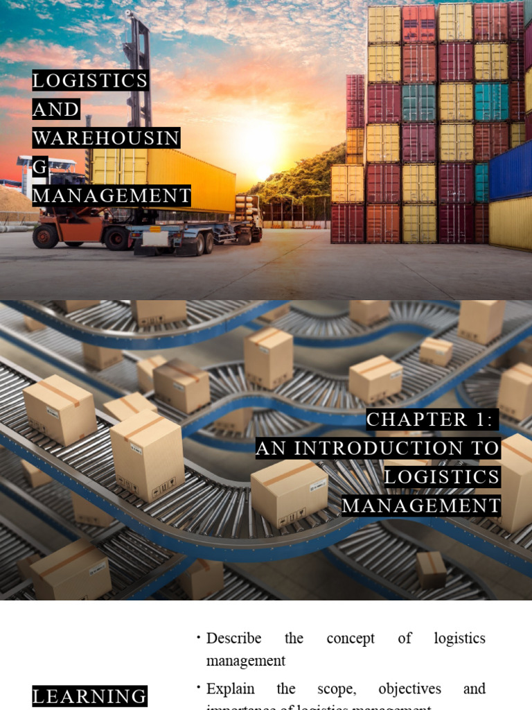 Chapter 1 Logistics and Warehousing Management 2 | PDF | Logistics | Warehouse