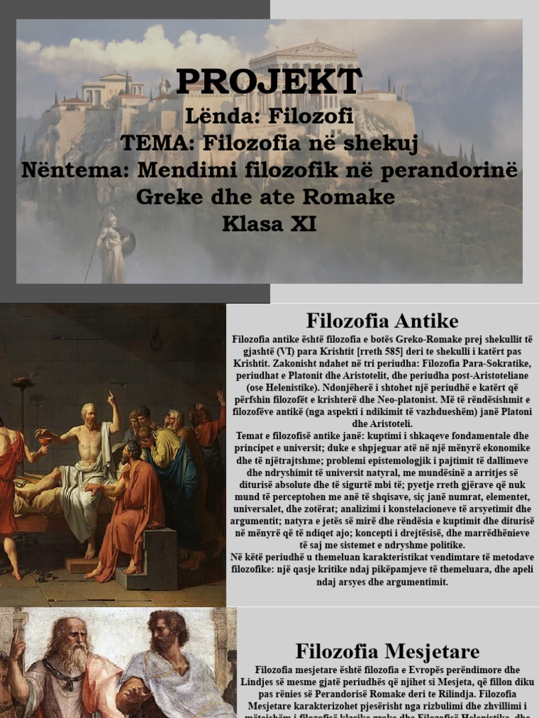 Projekt Filozofie KL - XI | PDF