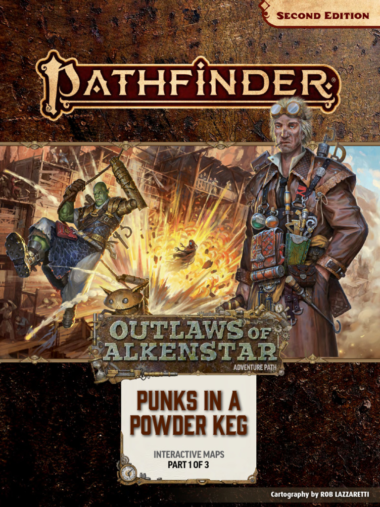 PZO90178 Pathfinder 2E - Outlaws of Alkenstar AP - #1 of 3 Punks in A ...