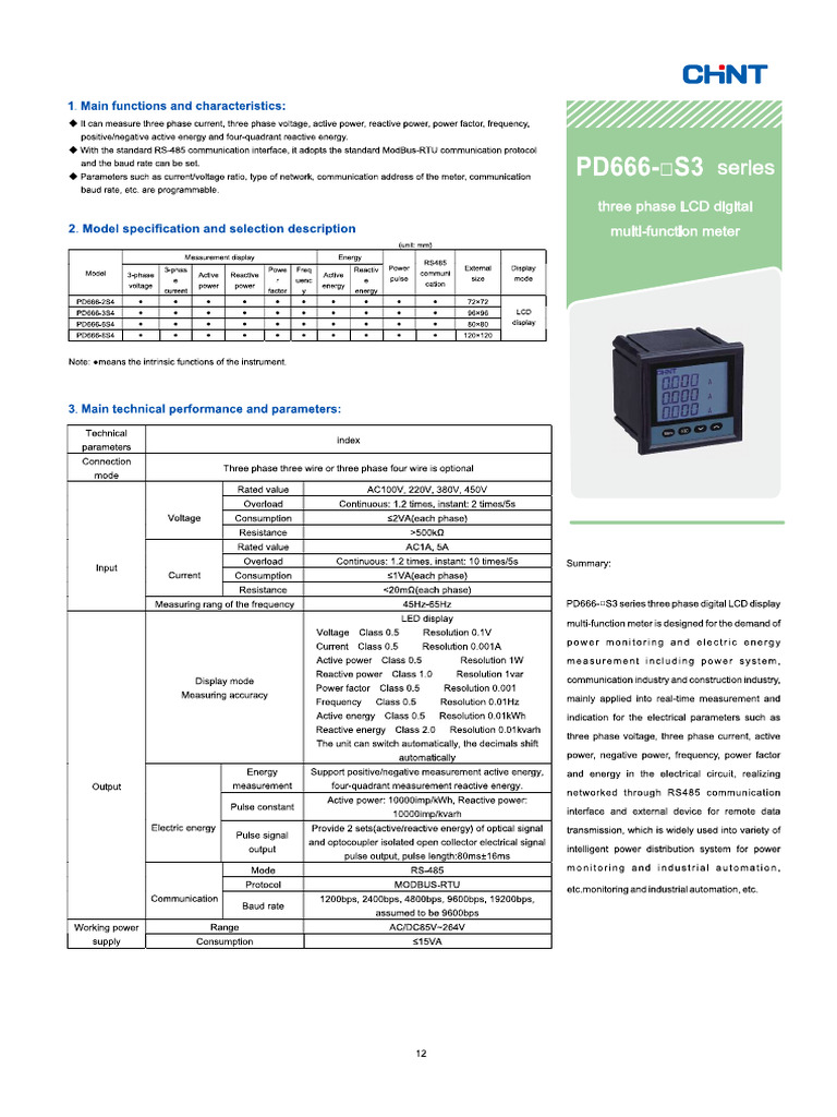PD666-3S3 - DATASHEET | PDF