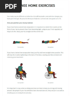 Above Knee Amputation Exercise Guide | PDF | Anatomical Terms Of Motion ...