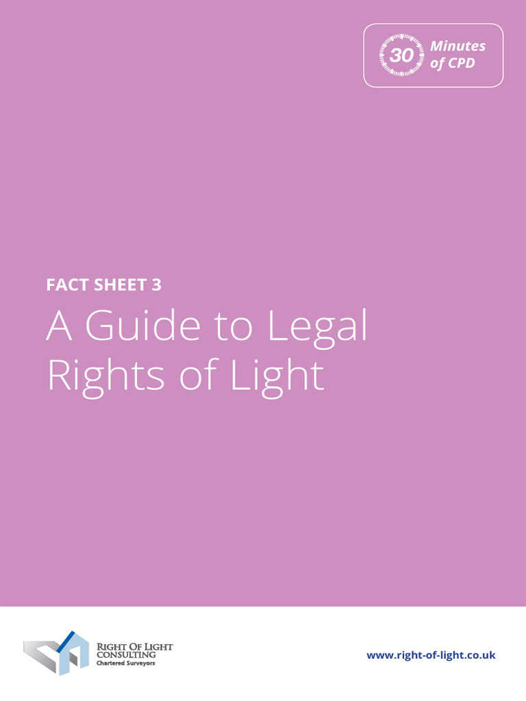 Right of Light Consulting Insights | PDF | Common Law | Judiciaries