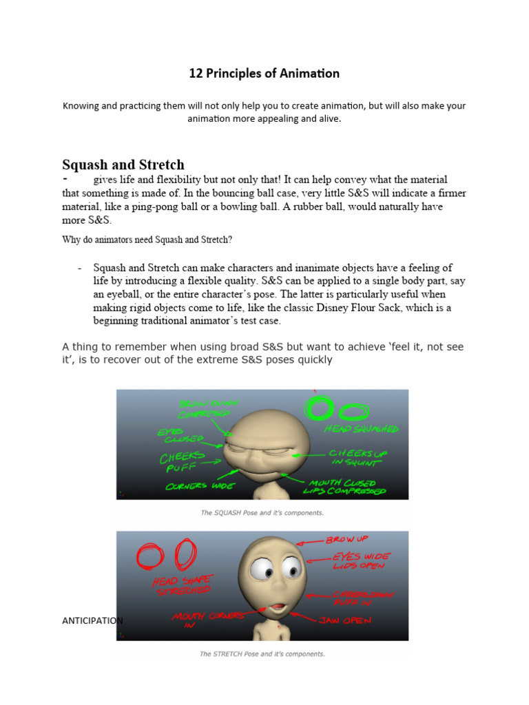 12 Principles of Animation | PDF