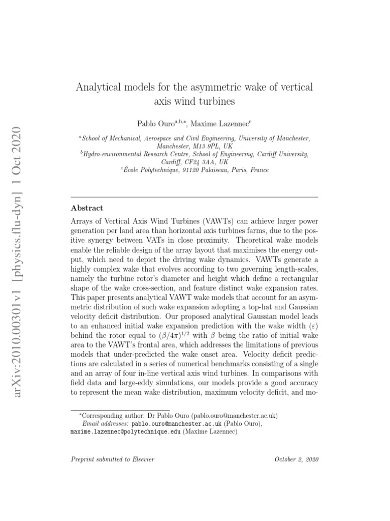 Wake Losses | PDF | Wind Turbine | Turbulence