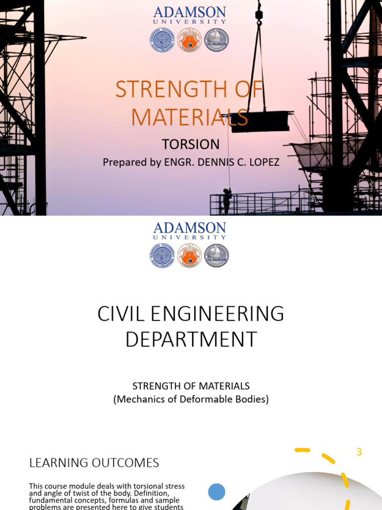 8 Torsion | PDF | Torque | Stress (Mechanics)