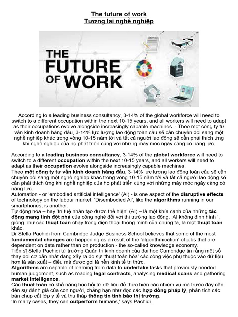The Future of Work | PDF