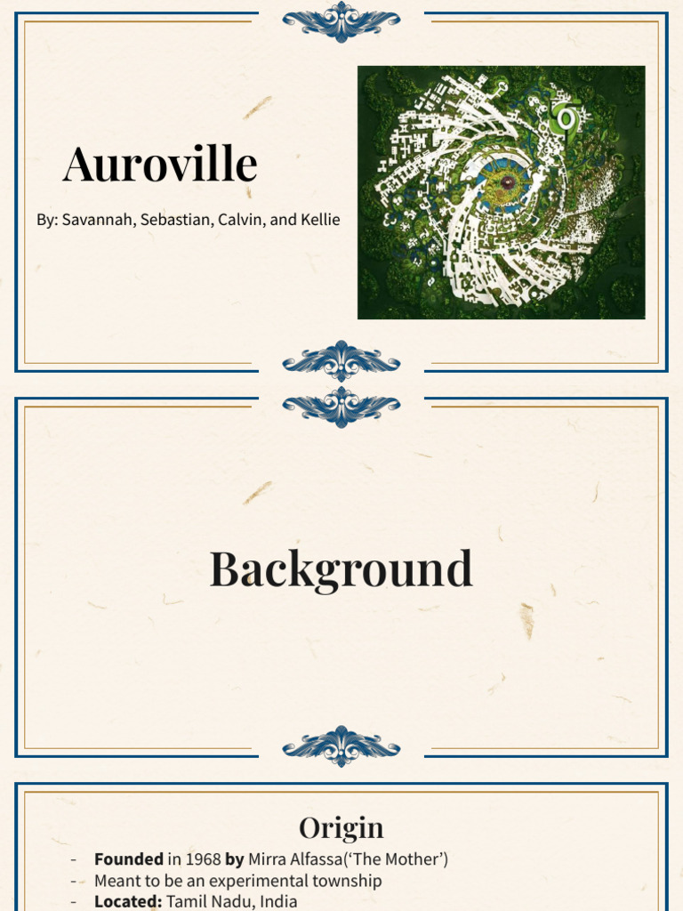 Auroville Project | PDF | Auroville