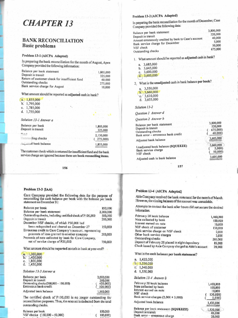 Intacc1 - Bank Recon | PDF