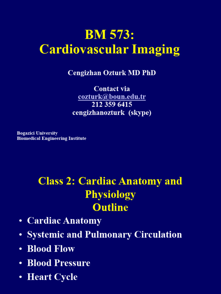 Class2 Cvs Intro 2020 Pdf Blood Pressure Heart