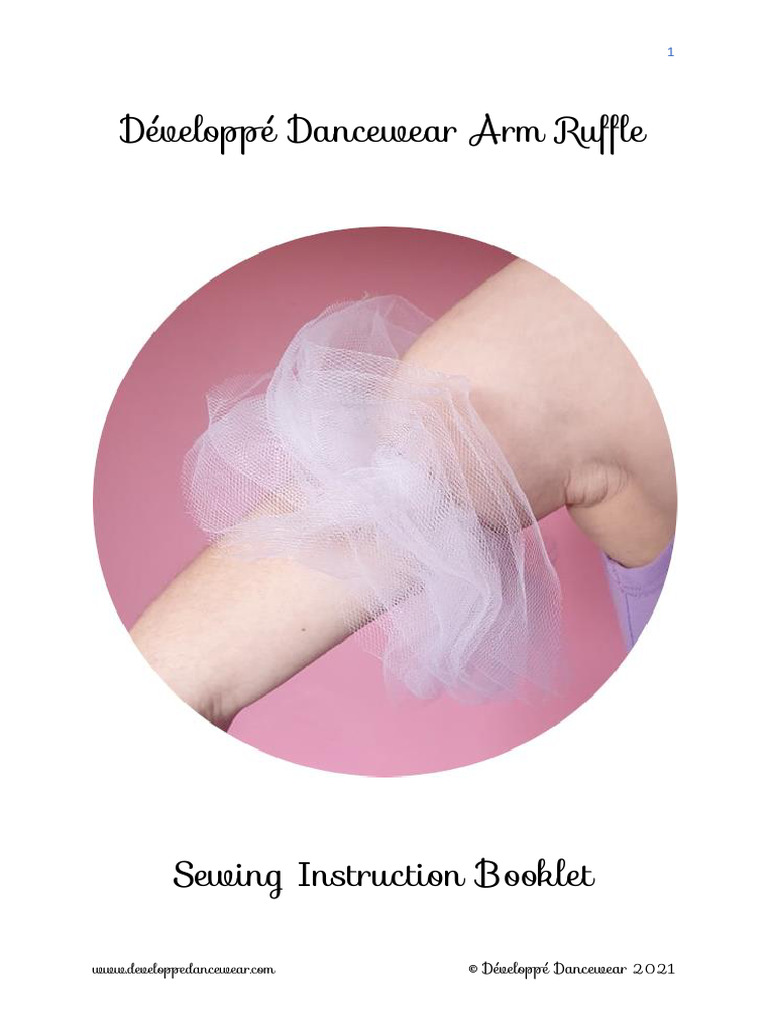 Arm Ruffle Sewing Instructions | PDF | Sewing | Crafts