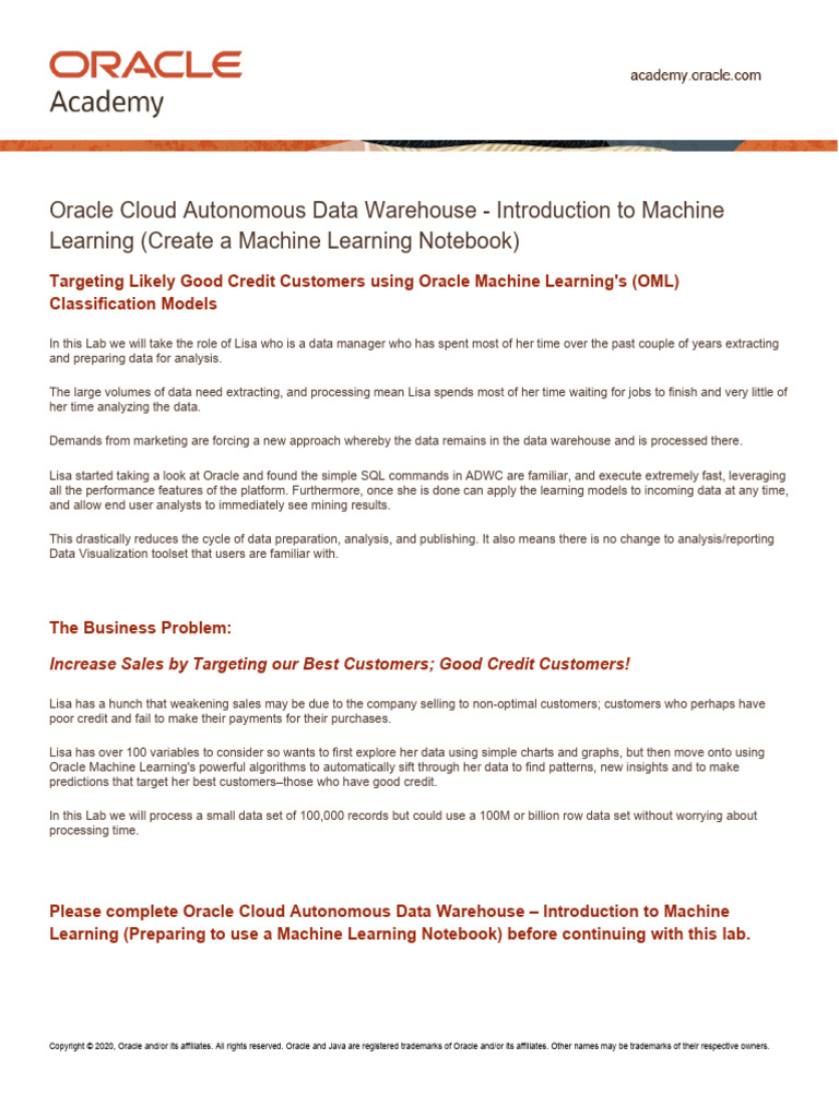 Create a Machine Learning Notebook | PDF | Cluster Analysis | Principal ...