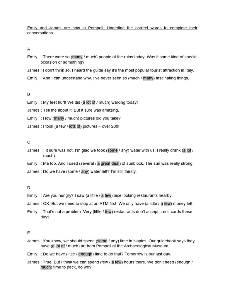 Quantifiers Exercise Pdf 6530