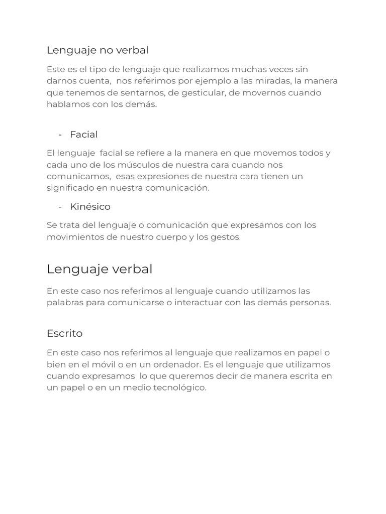Tipos De Lenguaje Pdf 5236