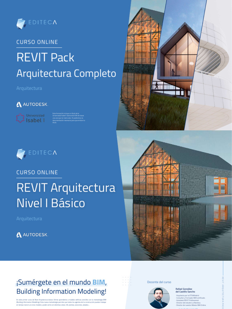 Curso Online Revit Arquitectura Completo | PDF | Autodesk Revit | Diseño