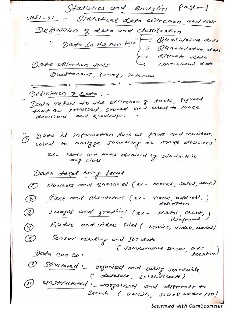 Statistics, Chapter 1, Part 01 | PDF Statistics, Chapter 1, Part 01 | PDF