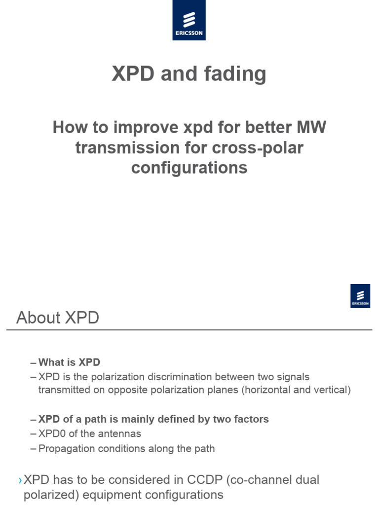 XPD Link Calculator | PDF | Antenna (Radio) | Radio Propagation