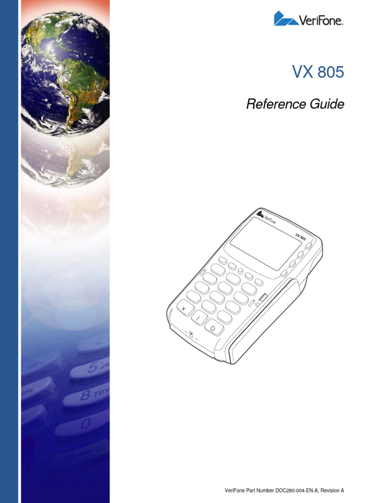 VX 805-1 | PDF | Personal Identification Number | Emv