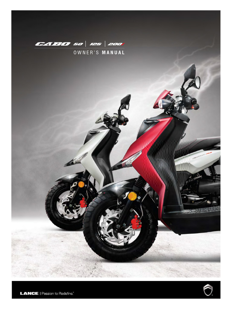 CABO Owners Manaul | PDF | Fuse (Electrical) | Brake