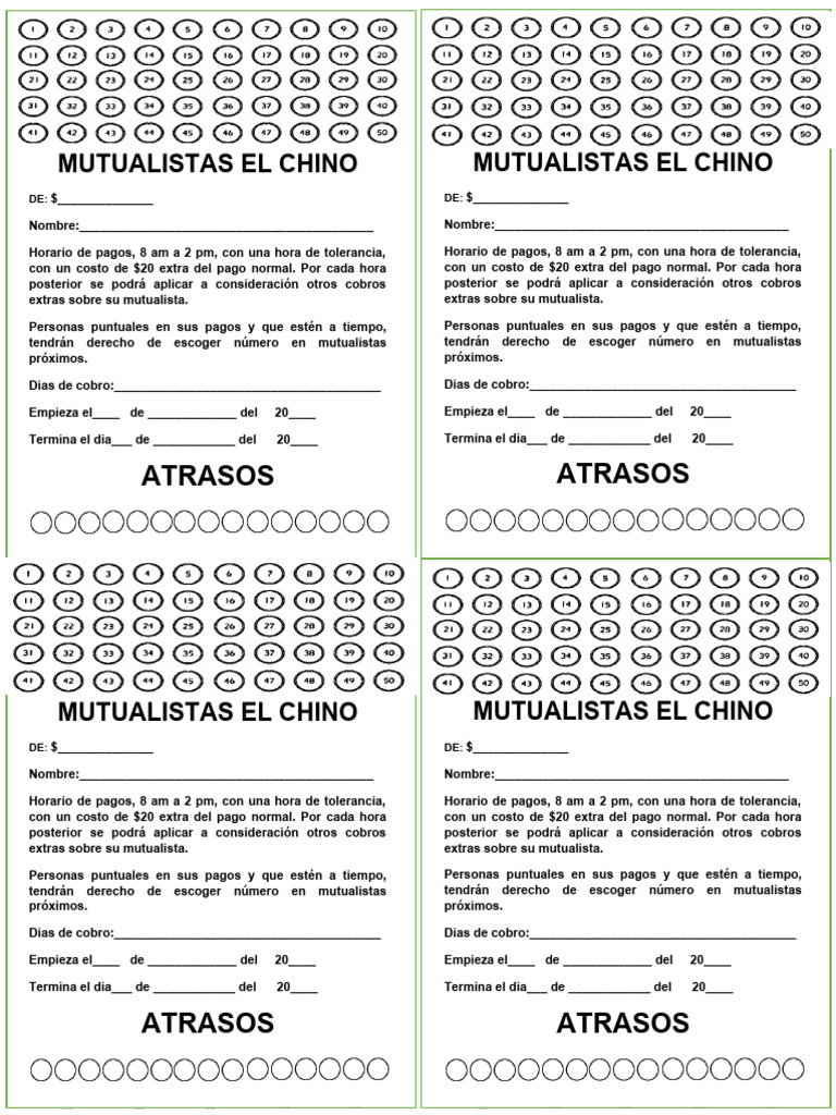 Mutualista 1 Al 50 - 010019 | PDF