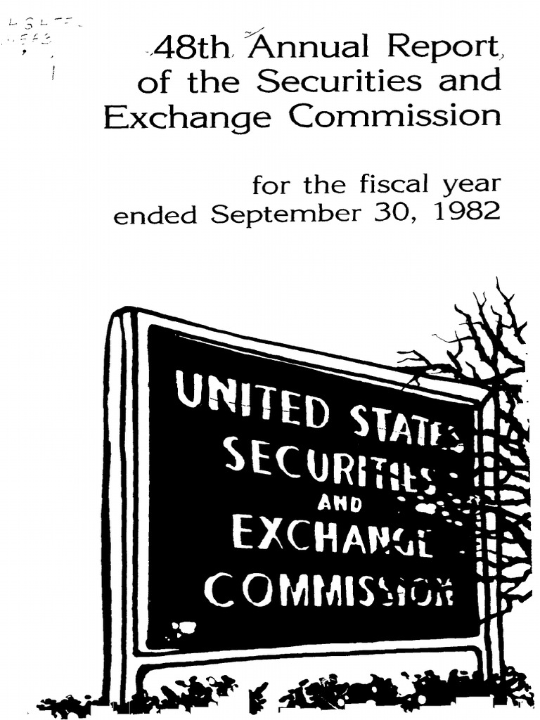 Annual Report) of The Securities and Exchange Commission: For The ...