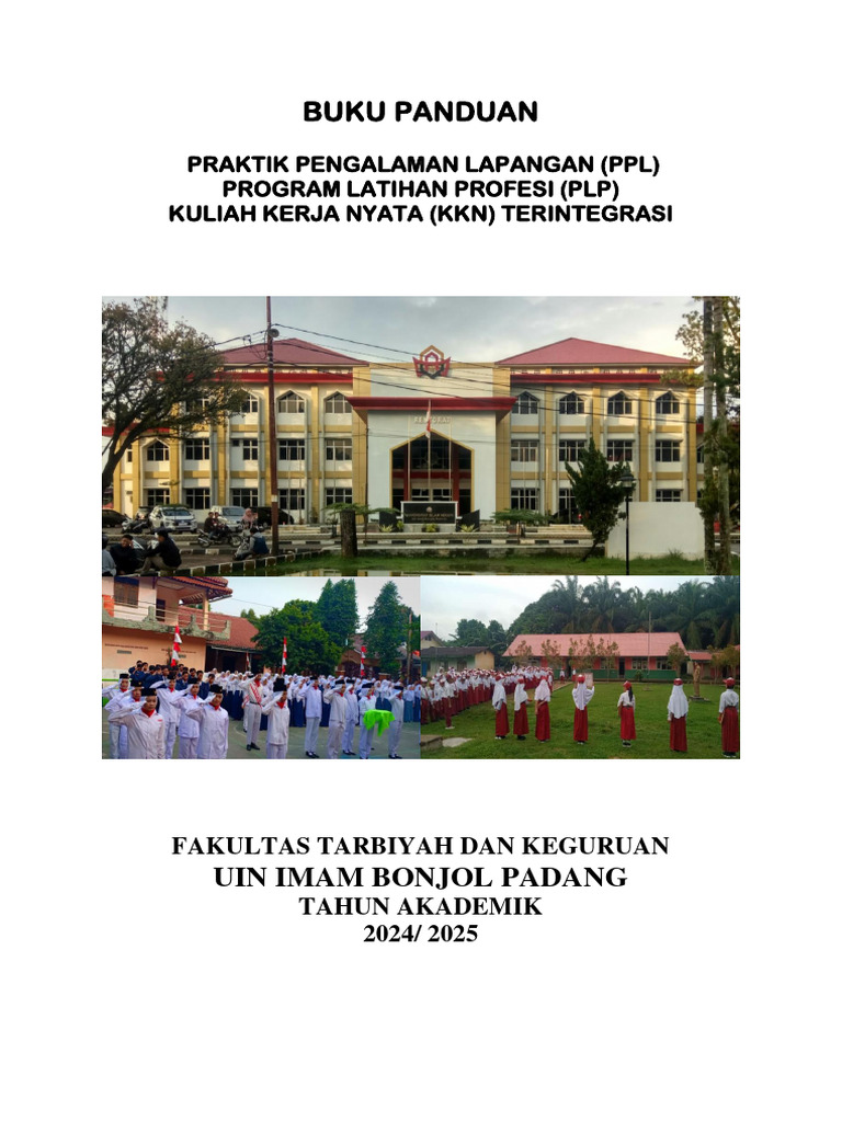 2024 - Buku Panduan Umum PPL PLP Dan KKN Terintegrasi | PDF