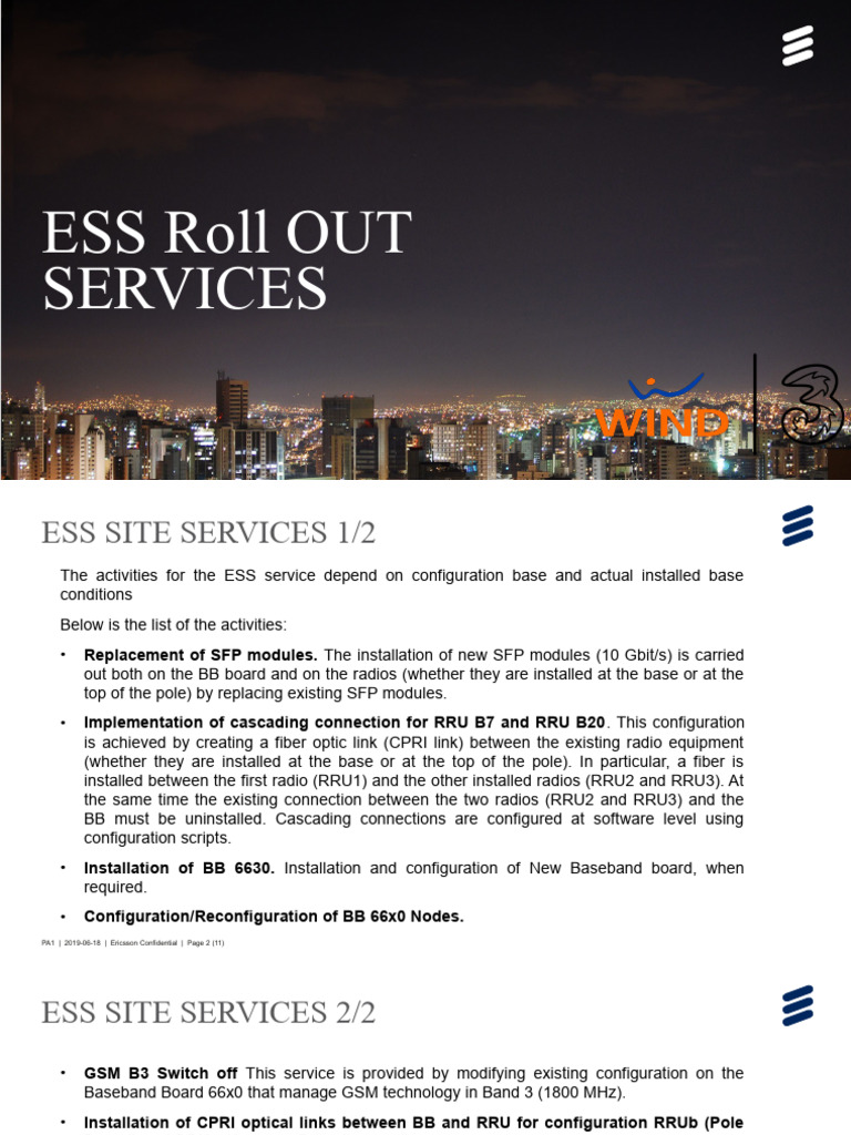 ESS Services for Telecom Engineers | PDF | Gsm | Lte (Telecommunication)