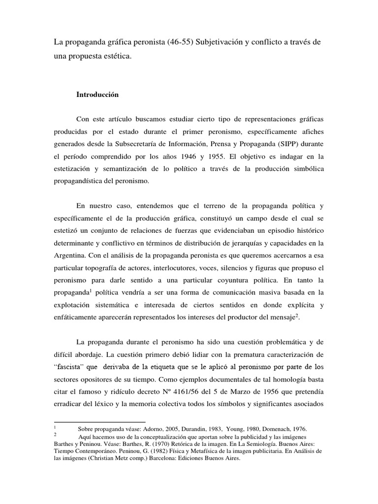 Rosa, Gabriel Hernán (2011) - "La Propaganda Gráfica Peronista" en ...