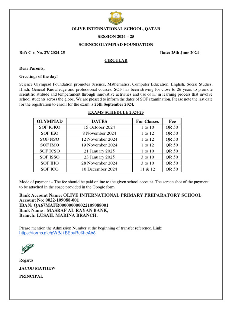 Sof Circular 24-25 | PDF | Business | Travel