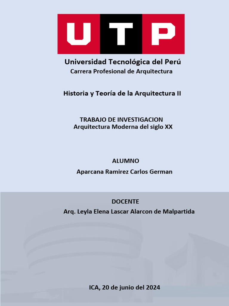 Carlos Aparcana Ramirez Ta3 | PDF | Arte