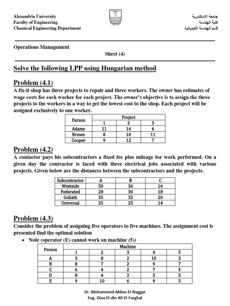 Exercise 4 | PDF | Mathematical Optimization | Algorithms Exercise 4 | PDF | Mathematical Optimization | Algorithms