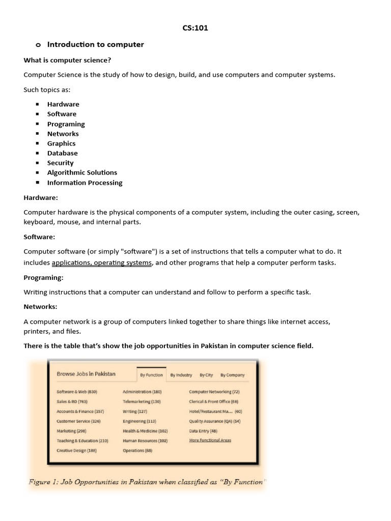 Introduction To Computer L#1 | PDF | Computer Hardware | Databases