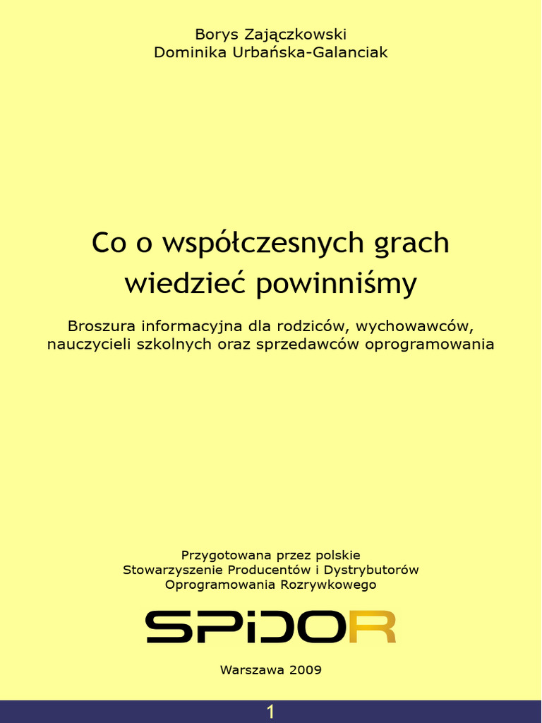 Gry Broszura | PDF