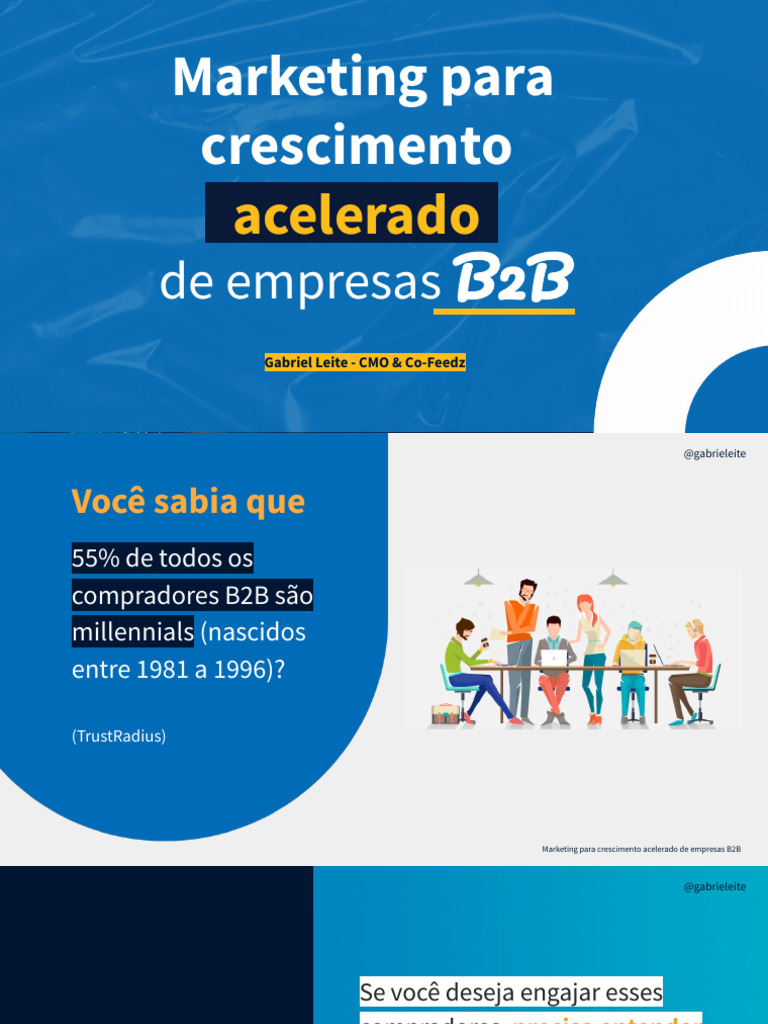 (RD Summit) MARKETING PARA CRESCIMENTO ACELERADO DE EMPRESAS B2B - Gabriel Leite - Atualizada ...