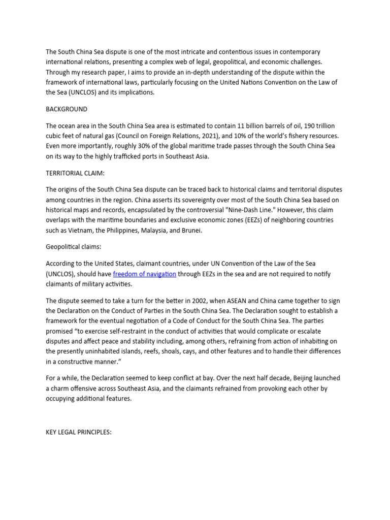 The South China Sea Dispute Is One of The Most Intricate and ...