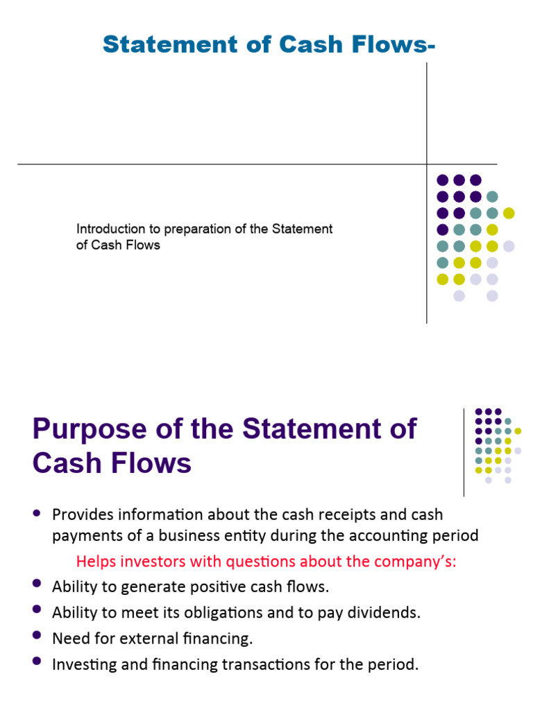 Cash Flow SHORT VERSION | PDF | Expense | Dividend