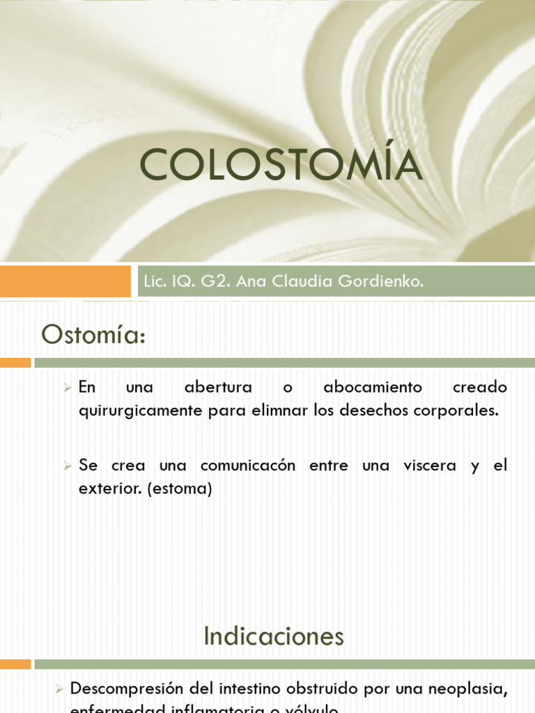 Guía Completa sobre Colostomía | PDF | Intestino grueso ...