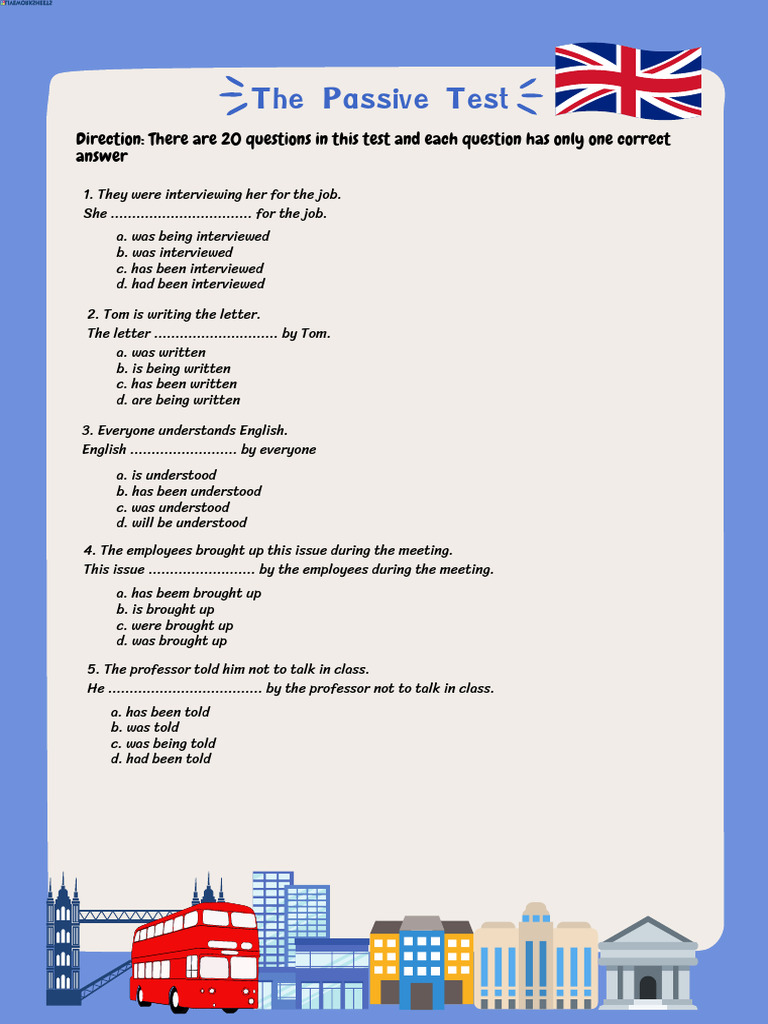 Passive Voice 2 | PDF