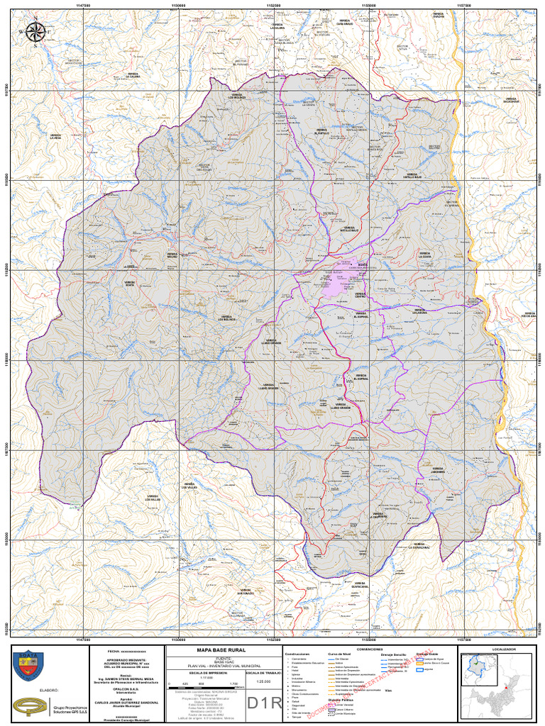 D1R - Mapa Base Rural | PDF