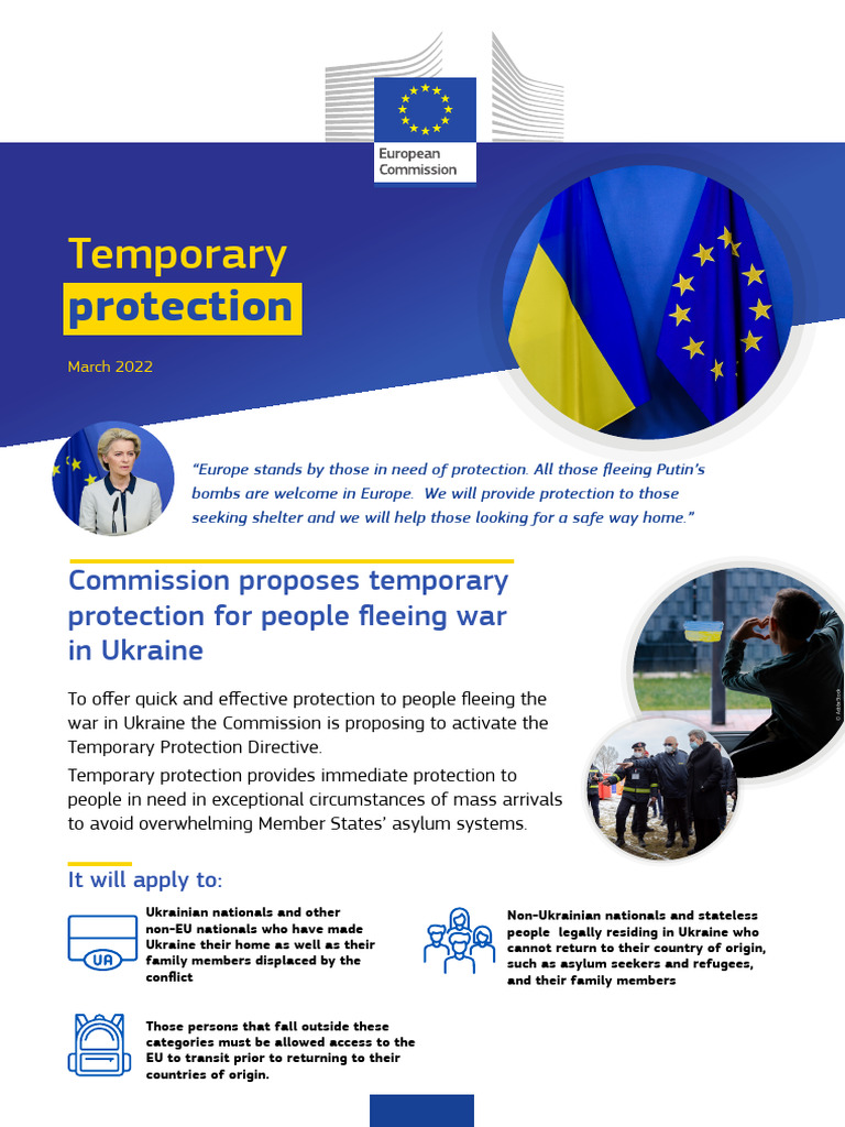 Temporary Protection for Ukrainian Refugees | PDF | European Union ...