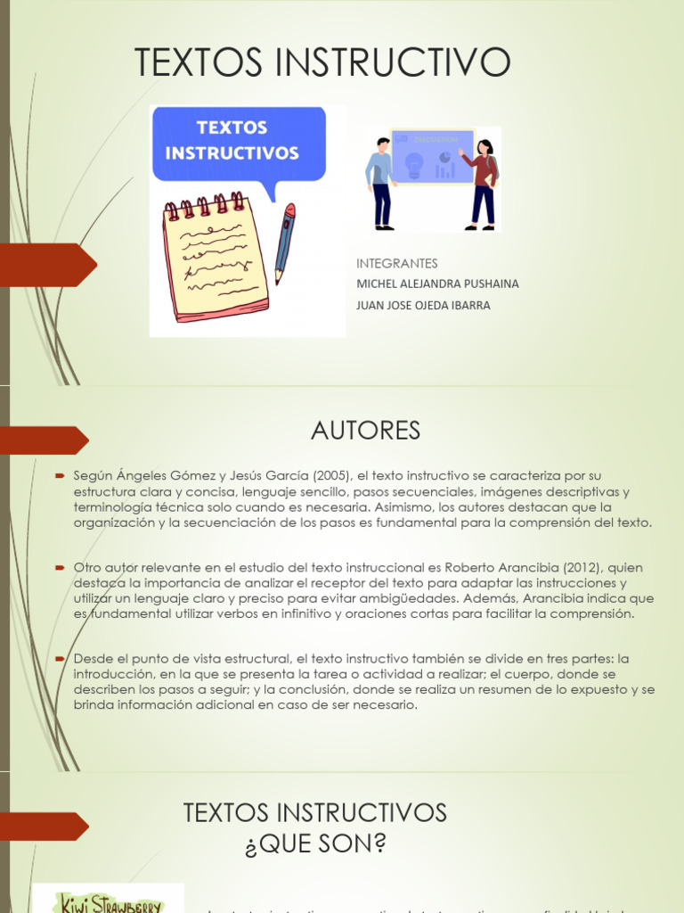 TEXTOS INSTRUCTIVO | PDF | Plan de estudios | Receta