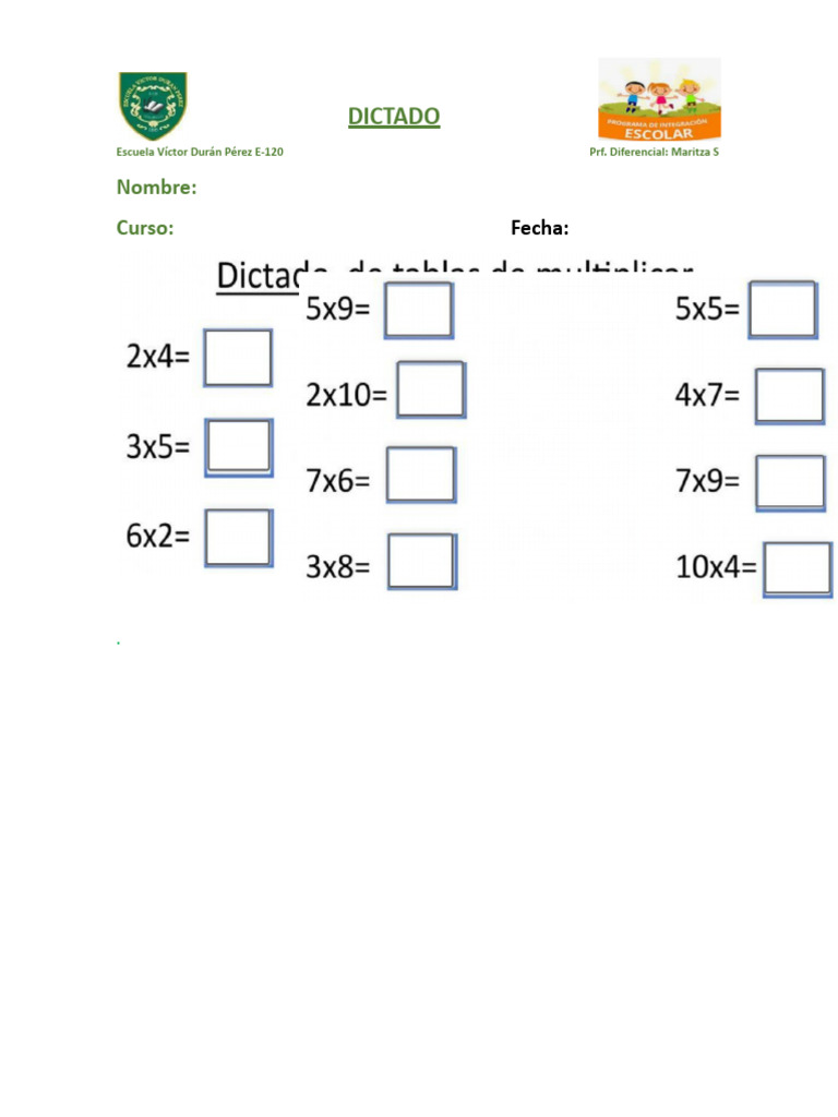 Dictado | PDF
