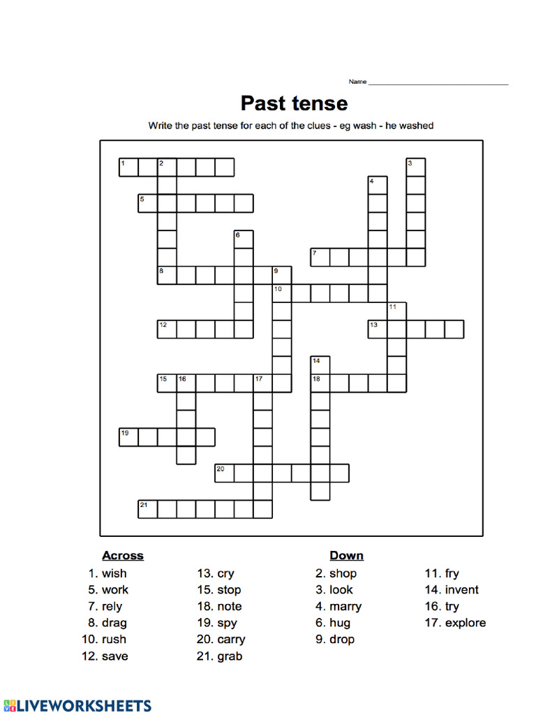 regular verbs exercise | PDF