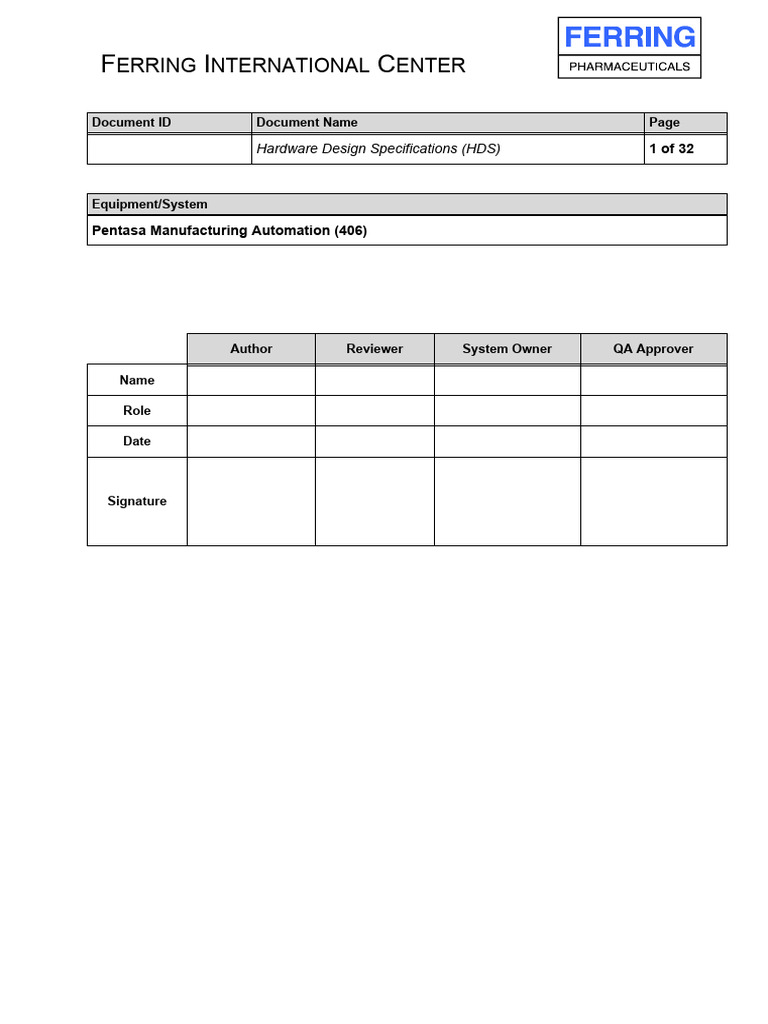 17119010A03 003 HDS Hardware Design Specification v01.03 | PDF ...