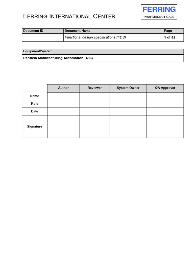 17119010A03 012 FDS Functional Detailed Specification v03.02 | PDF ...