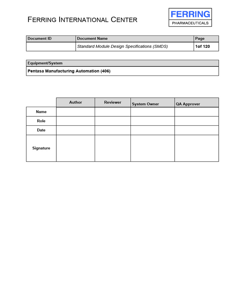 Automation Design Specifications | PDF | Programmable Logic Controller ...