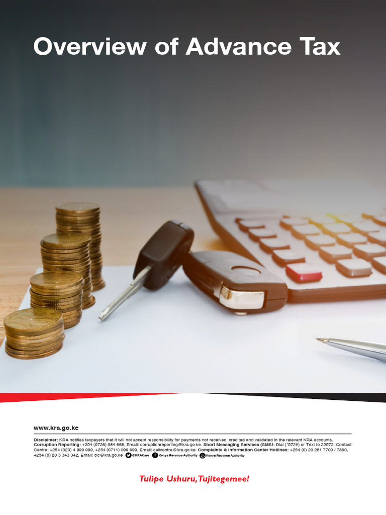 KRA Advance-Tax Brochure | PDF | Taxes | Payments