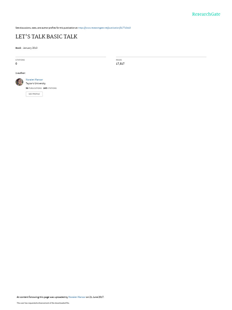 10.LetsTalk | PDF | English Language | Communication