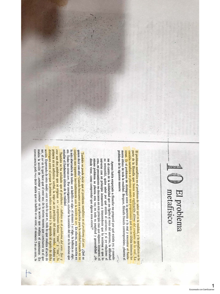 Apunte de Metafìsica - 2024 | PDF | Teoría de sustancias | Mente