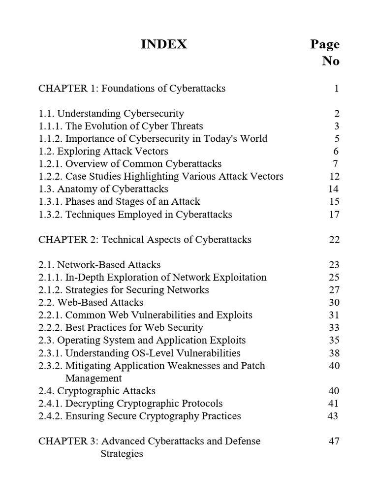 Index Book | PDF | Security | Computer Security